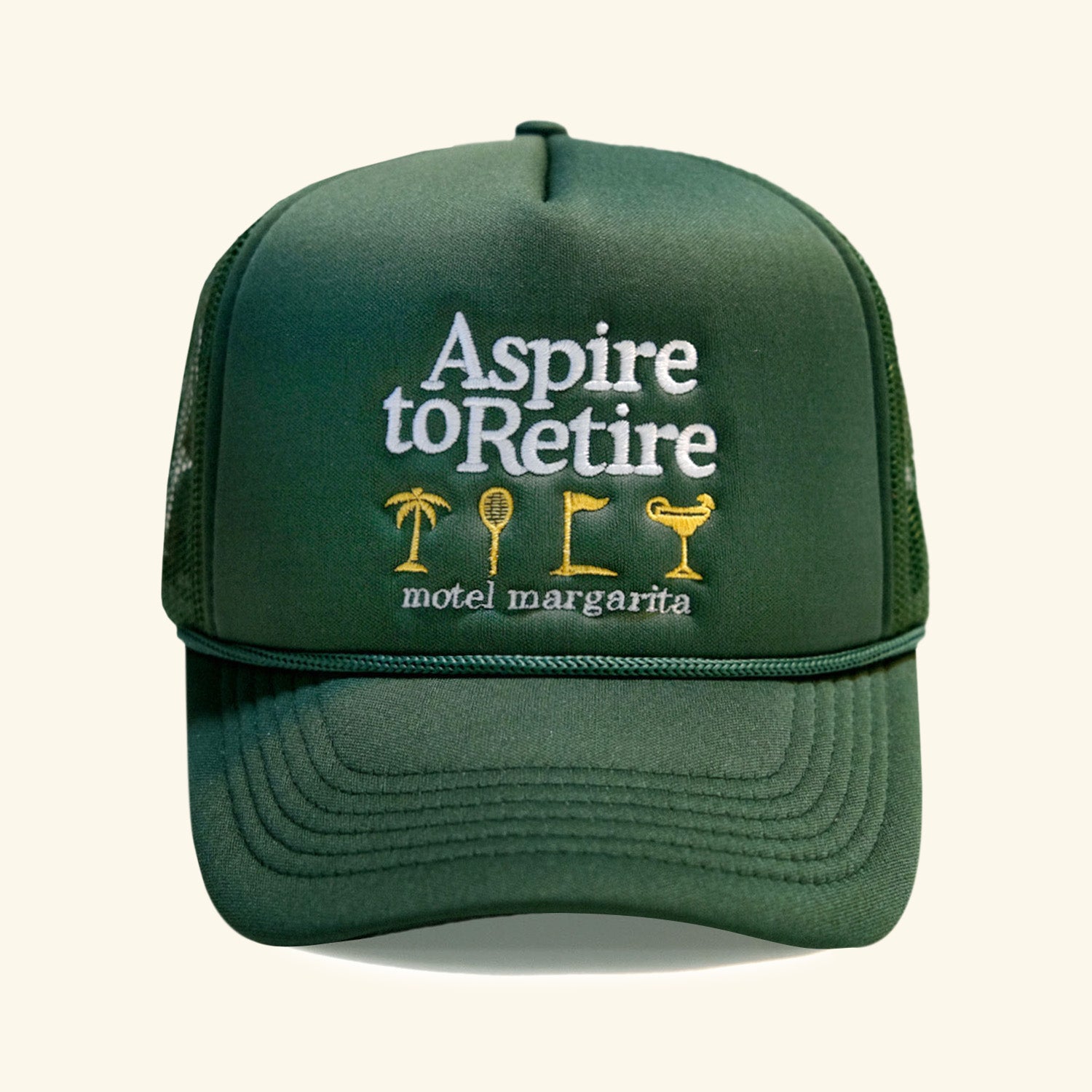 Aspire To Retire Trucker - Forest – Motel Margarita