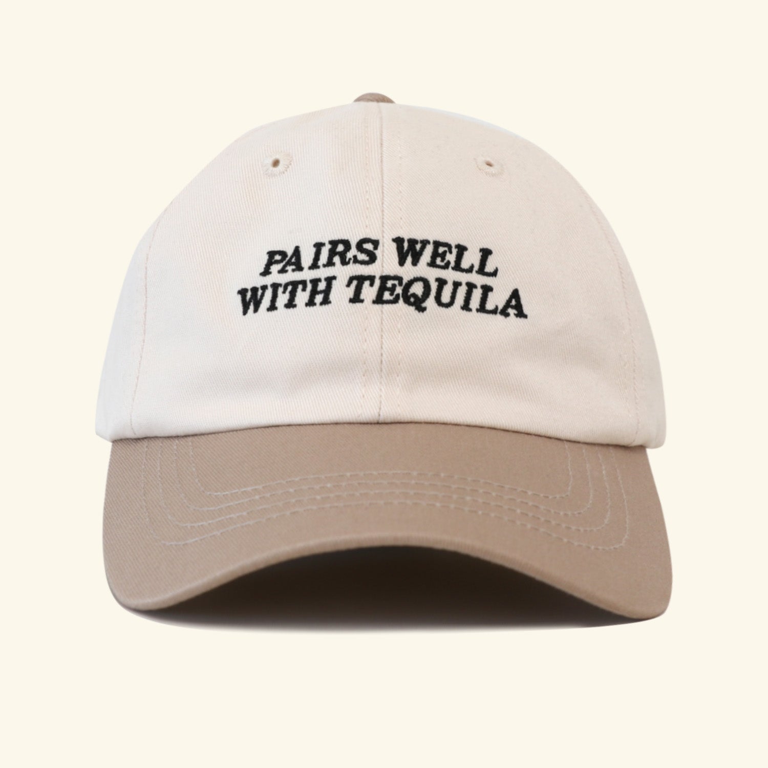Pairs Well Dad Hat - Bone/Sand – Motel Margarita