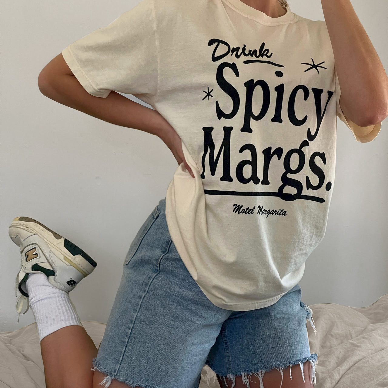 Spicy Margs Tee - Ivory – Motel Margarita