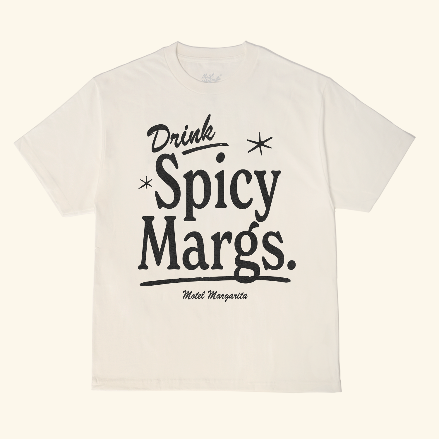 Spicy Margs Tee - Ivory – Motel Margarita